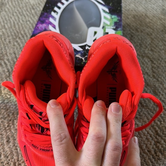Puma | Shoes | Puma Lamelo Ball Mb Not From Here Red Blast 4y | Poshmark